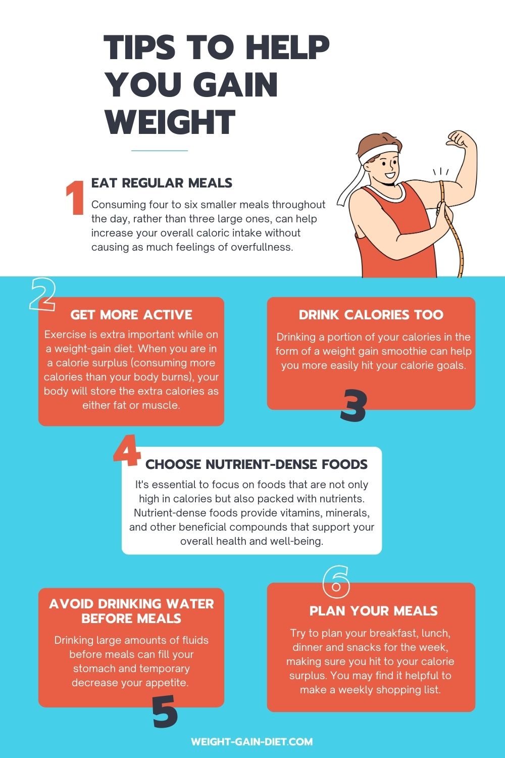 12 Best Weight Gain Tips (and Muscle Mass) - Weight Gain Diet